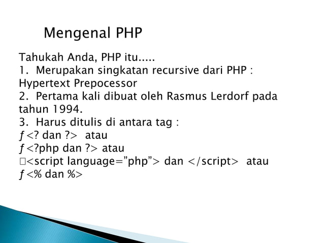 Slide web programming ii | PPTX