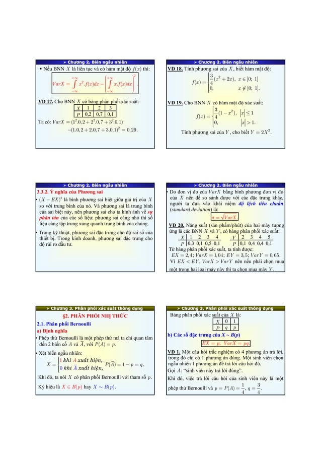 Slide xac suat thong ke | PDF