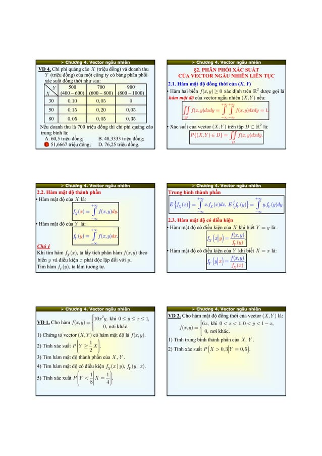 Slide xac suat thong ke | PDF