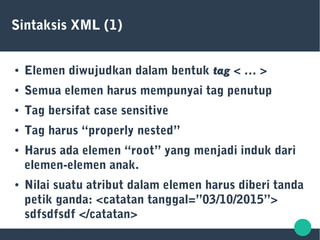 Pengenalan XML | PPT