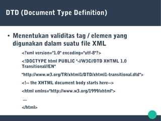 Pengenalan XML | PPT | Free Download