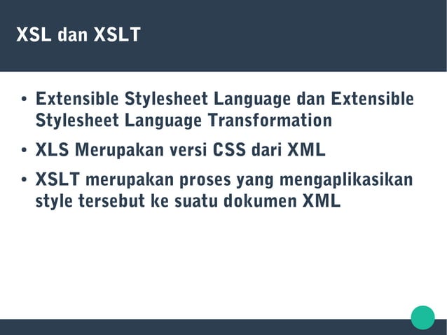 Pengenalan XML | PPT