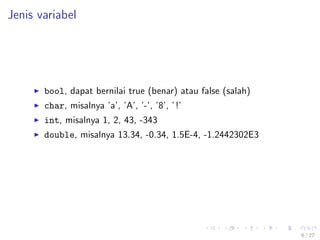 Perkenalan Pemrograman C++ | PPT