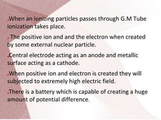 GM Counter and application in soil studies | PPTX