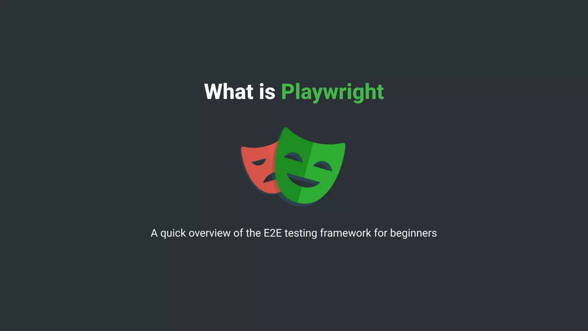 Playwright Begginers Presentation | PDF