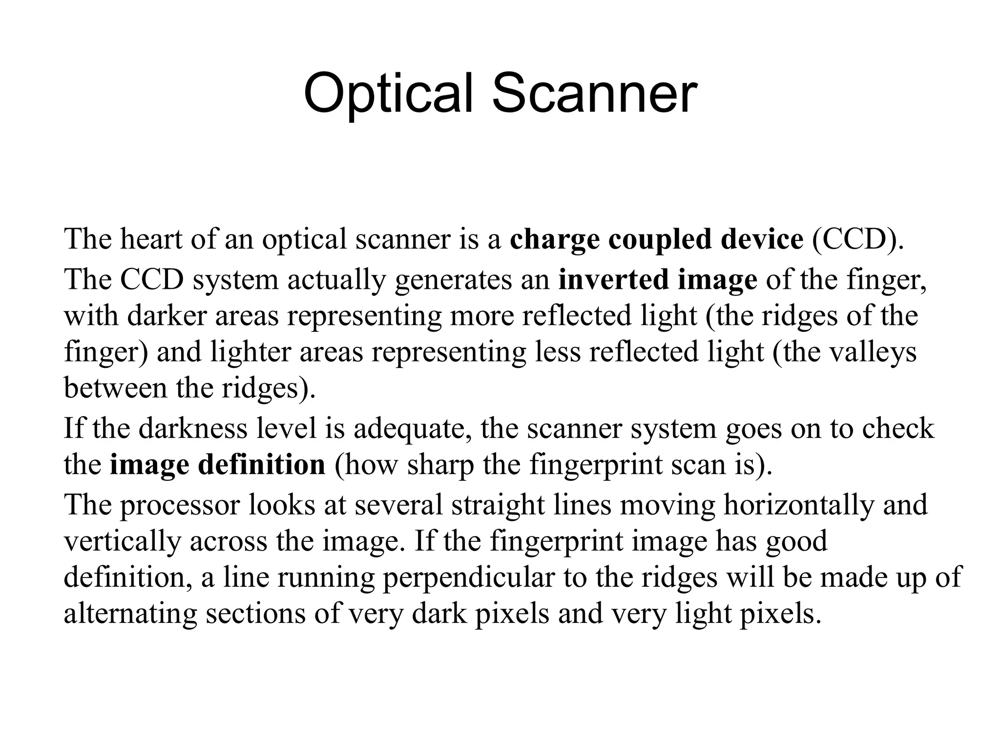 How Fingerprint Scanner Work | PDF