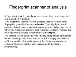 How Fingerprint Scanner Work | PDF