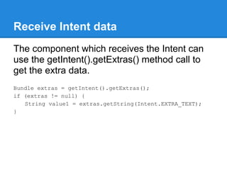 Android App Development 07 : Intent & Share | PDF