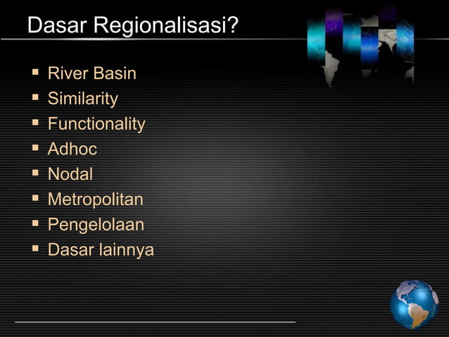 Geografi Regional Indonesia | PPTX