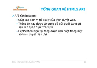 Slide1 - Co ban HTML5 | PPT