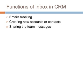 CRM WITH GMAIL | PPT