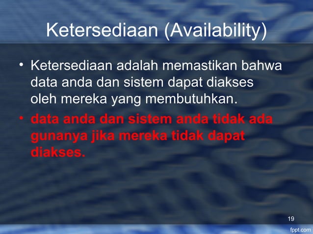 Keamanan Jaringan - Pertemuan 1 | PPT