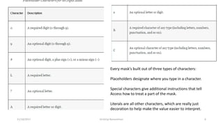 Ms access Lesson 1 - create table | PDF