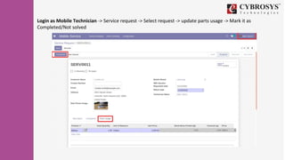 Odoo 12 - Mobile Service Management Pro | PPT