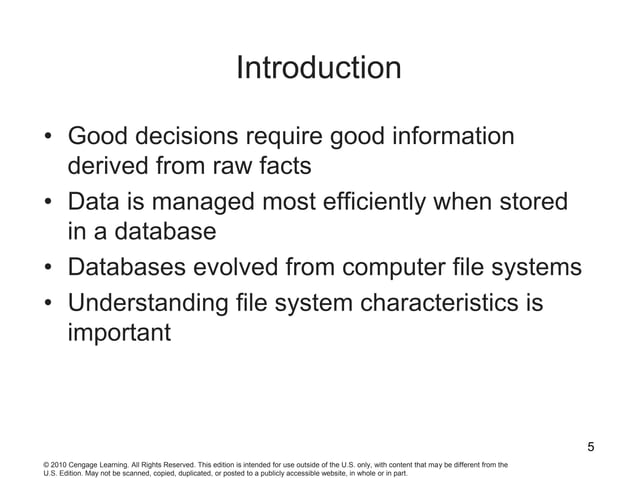 Database Systems (SLIDE 1).ppt | Databases | Computer Software and Applications
