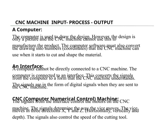 Manufacturing Process On CNC & VMC Machine | PPTX
