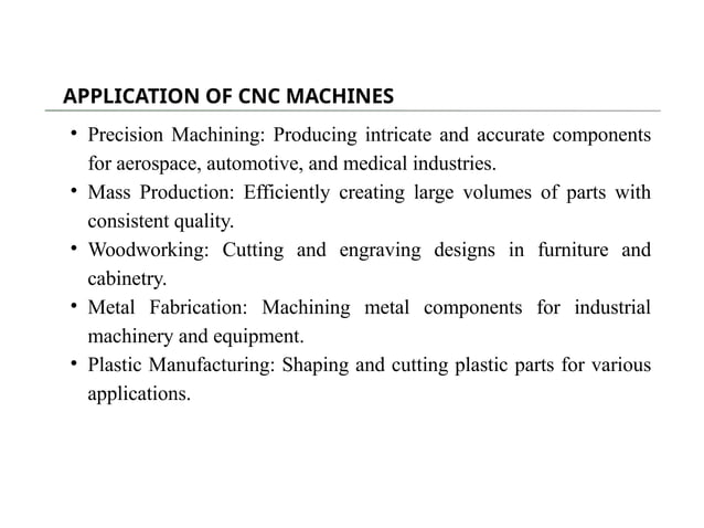 Manufacturing Process On CNC & VMC Machine | PPTX