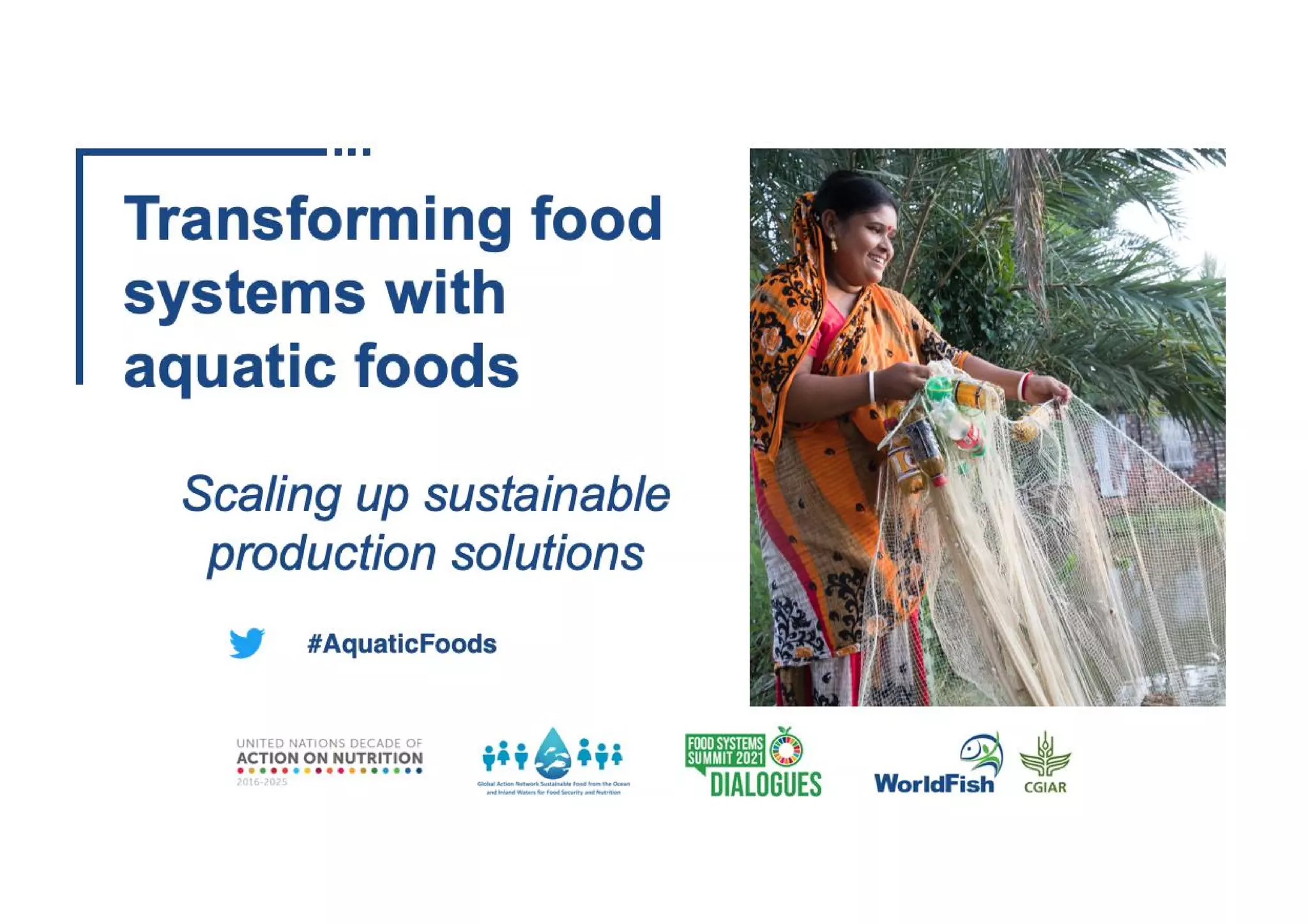 Transforming Food Systems with Aquatic Foods: Scaling up sustainable ...