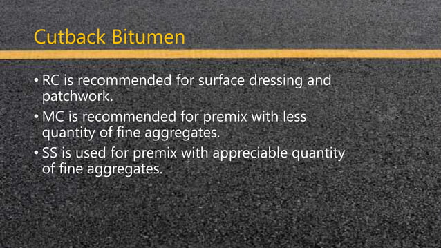 Bituminous Materials | PPTX | Chemistry | Science