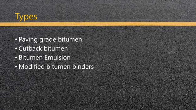 Bituminous Materials | PPTX | Chemistry | Science