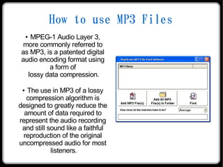 How MP3 Music Files Work | PDF | Digital Audio | Computer Software and ...