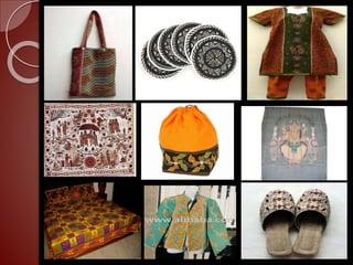 kantha style and saree | PPT
