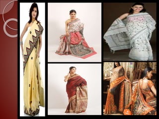 kantha style and saree | PPT