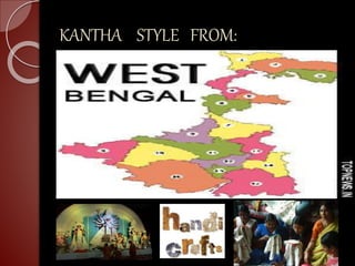 kantha style and saree | PPT