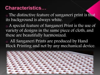 SANGANERI PRINTS OF RAJASTHAN… | PPTX
