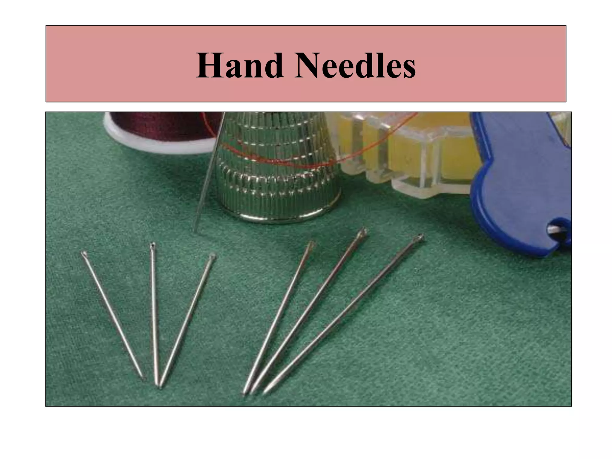 types of Machine needles | PPTX