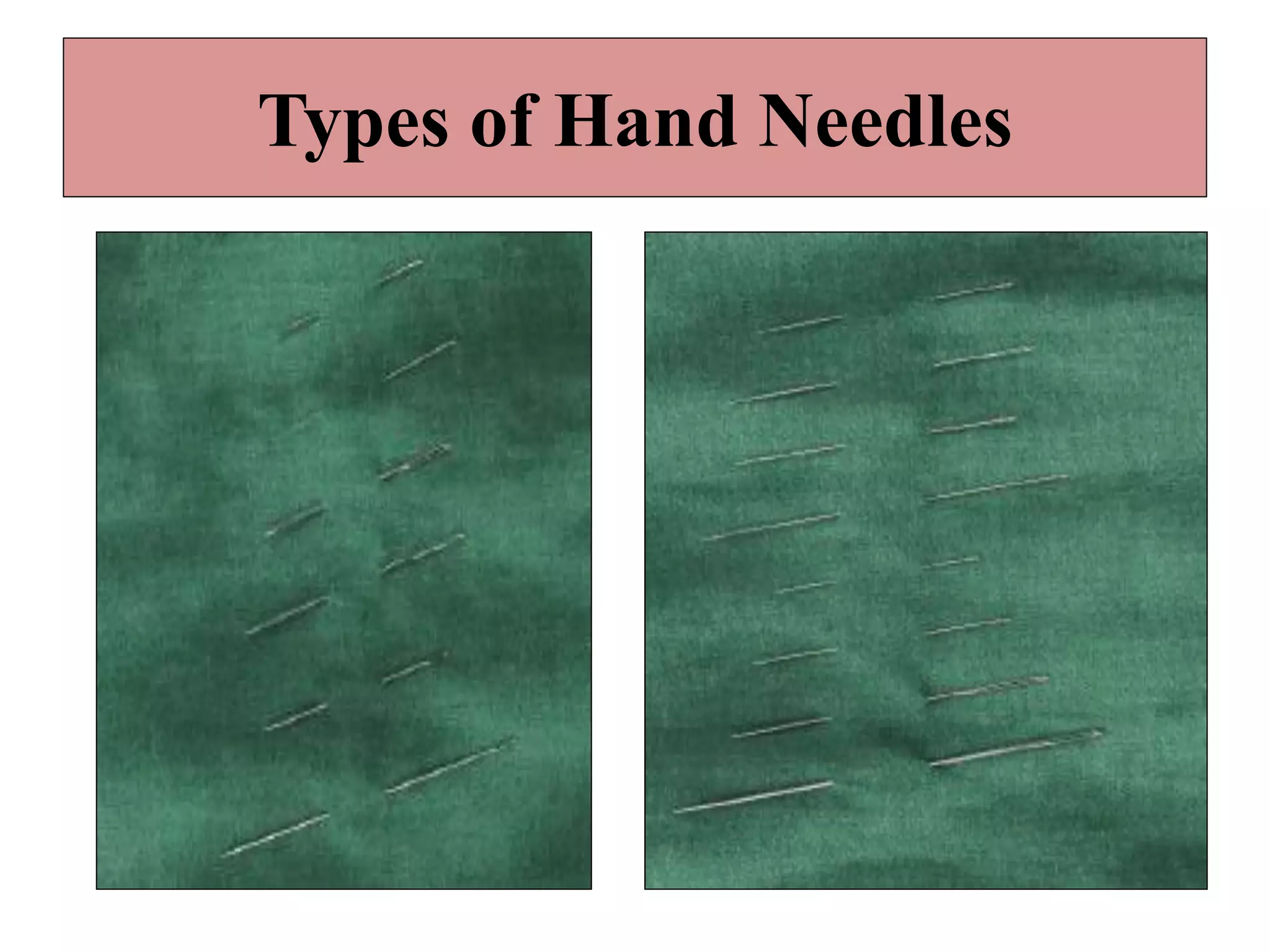 types of Machine needles | PPTX