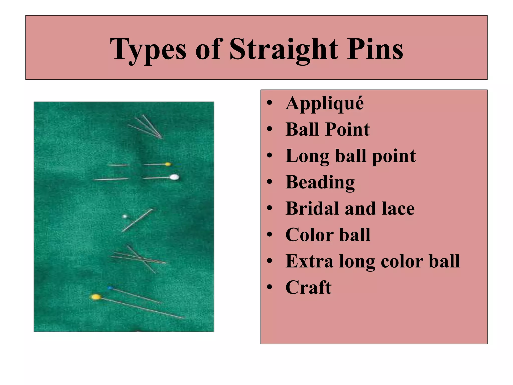 types of Machine needles | PPTX