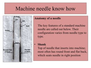 types of Machine needles | PPTX