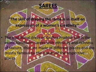COSTUMES OF ANDHRA PRADESH | PPT