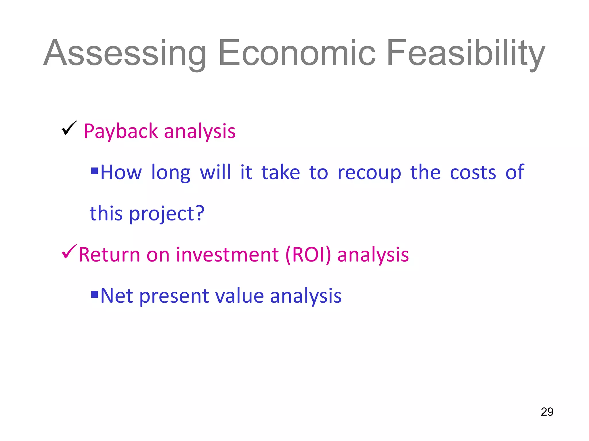 Project Planning & Feasibility Study | PPT