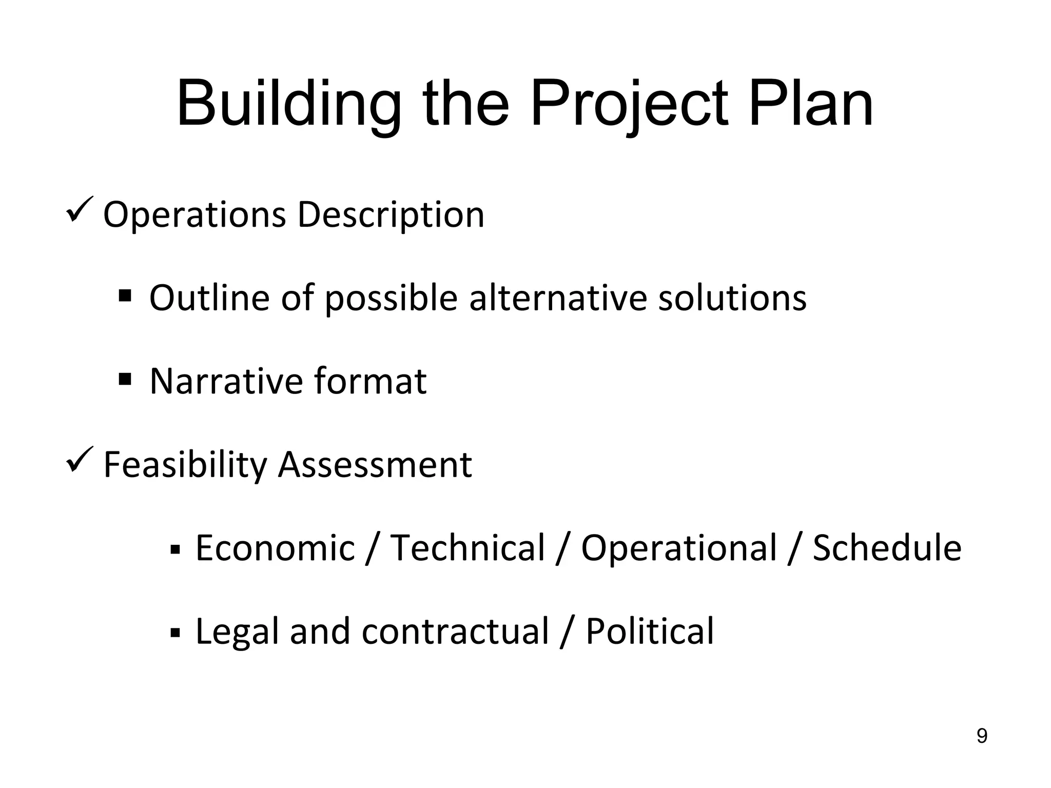 Project Planning & Feasibility Study | PPT