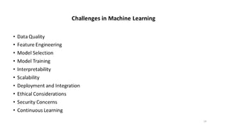 CVR MLAME FDP - Day-1 FN Session: Introduction to Machine Learning | PDF