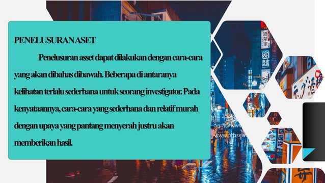 Penelusuran Aset Dan Pemulihan Kerugian | PDF