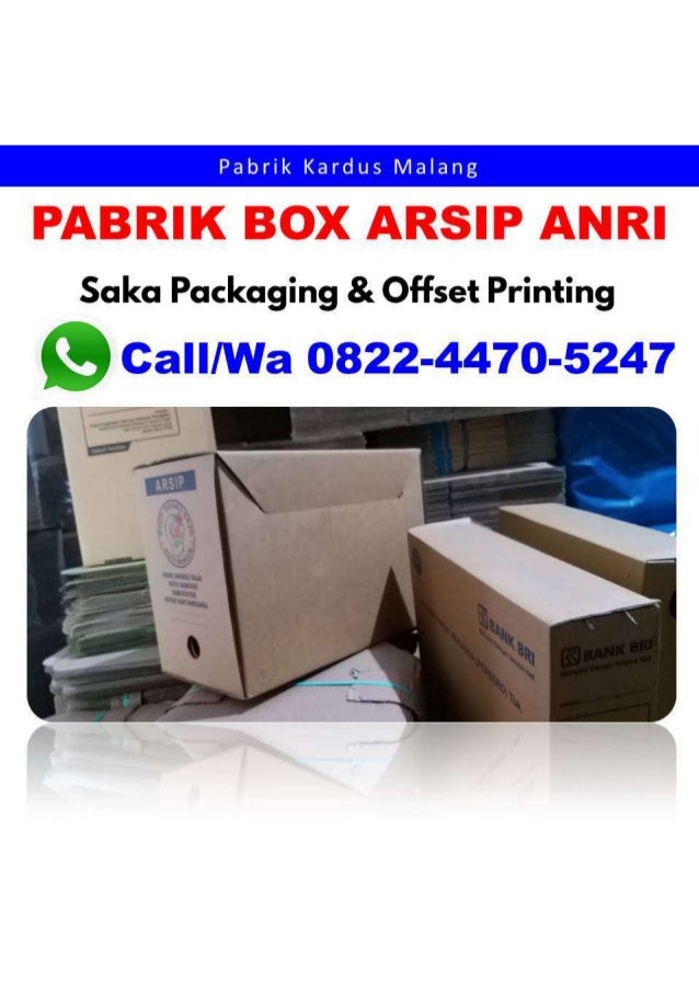 Call/Wa 0822-4470-5247, Pabrik Cetak Box Arsip Banjarmasin | PDF