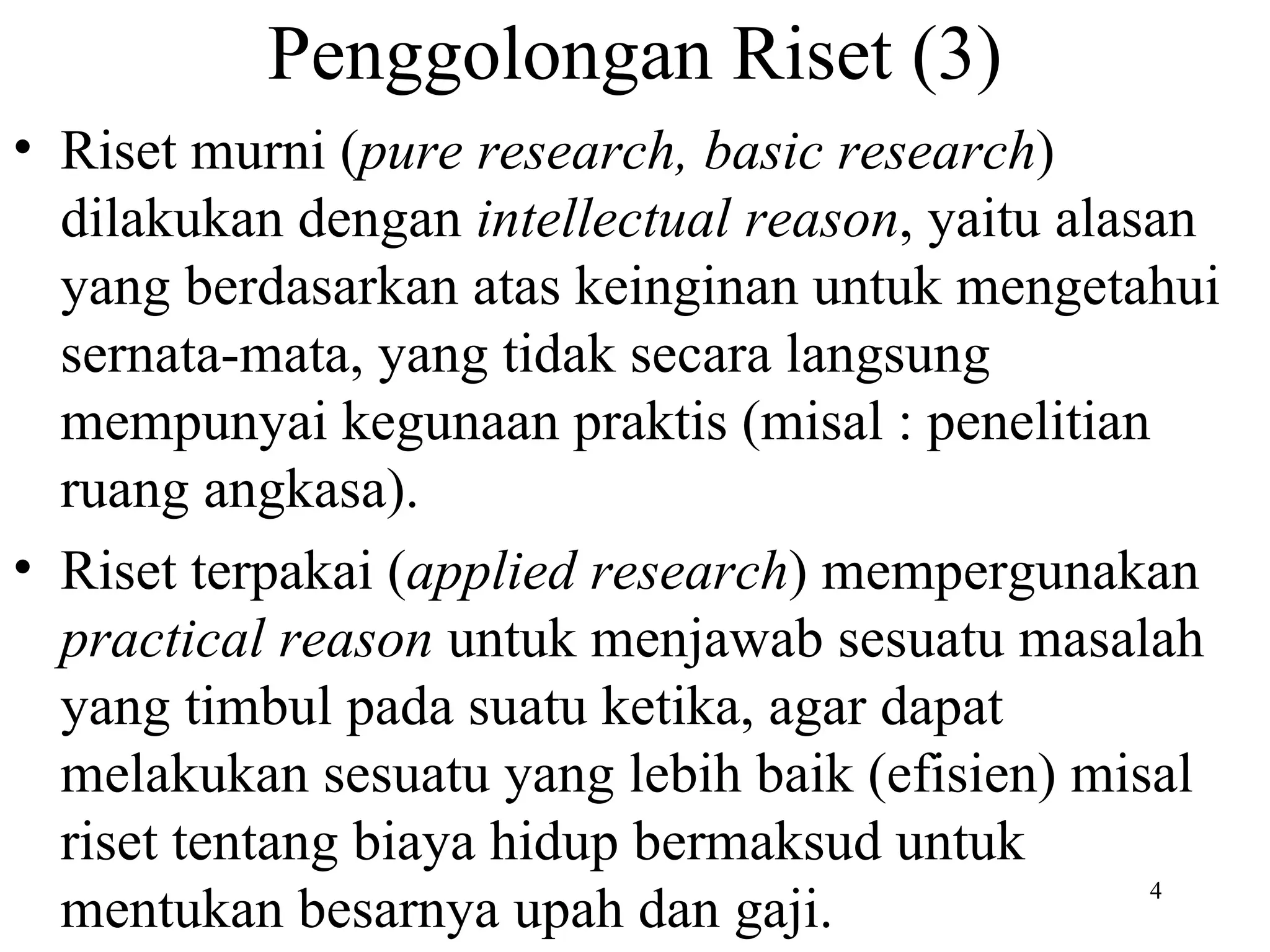 Slide1 jenis riset | PPT