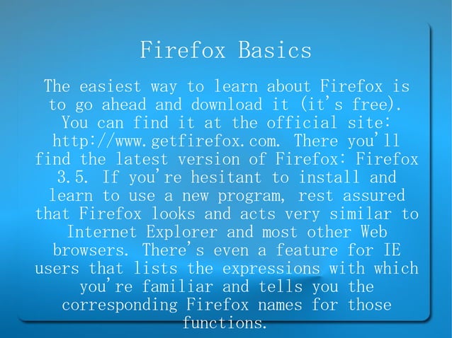 Slide2 | PDF | Browsers | Computer Software and Applications