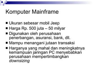 Perkembangan Komputer | PPT