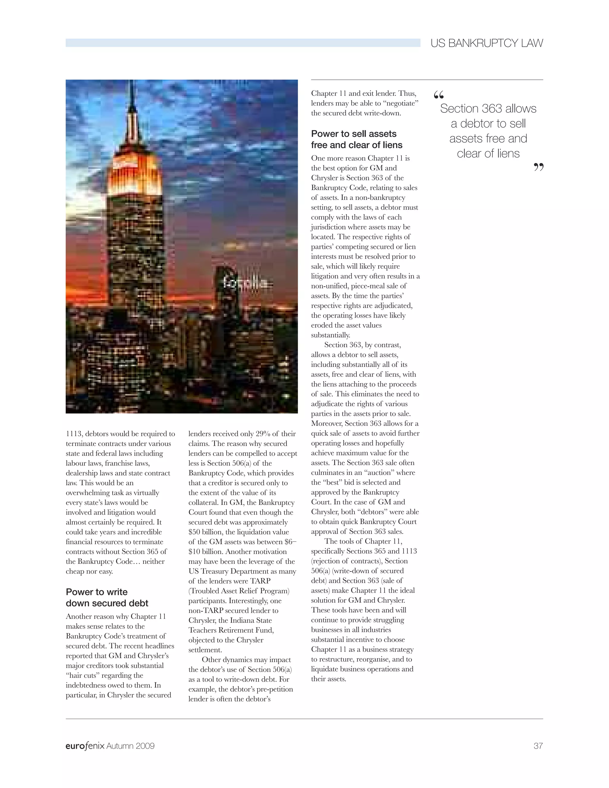 Bankruptcy Law in the US | PDF