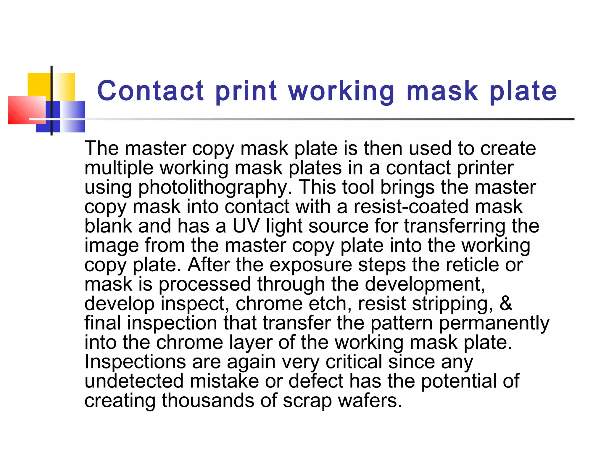 Photomask Fabrication | PPT