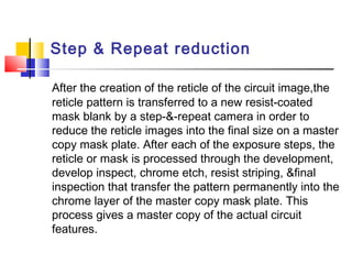 Photomask Fabrication | PPT