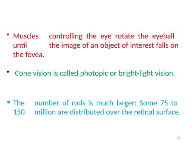 Unit I - Digital Image Processing - Image Fundamentals | PPTX