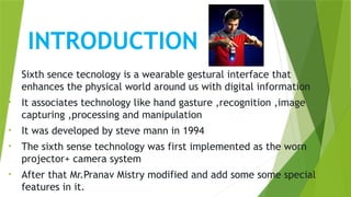 slide 2.pptx sixth sense ppt in robotics era | PPTX