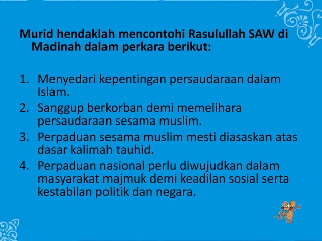 Slide 2 persaudaraan antara muhajirin dan ansar | PPTX