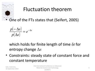 Fluctuation Theorem Application on 2-D Granular Materials ...