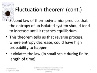 Fluctuation Theorem Application on 2-D Granular Materials ...